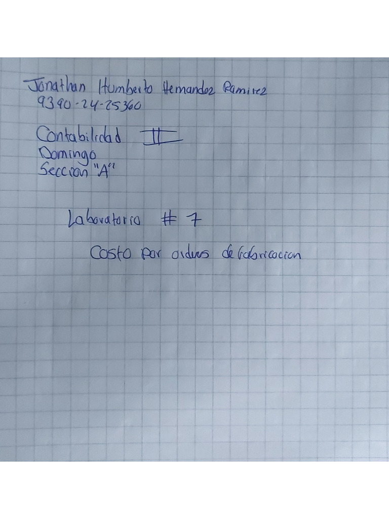 Laboratorio 7 Conta 2 | PDF