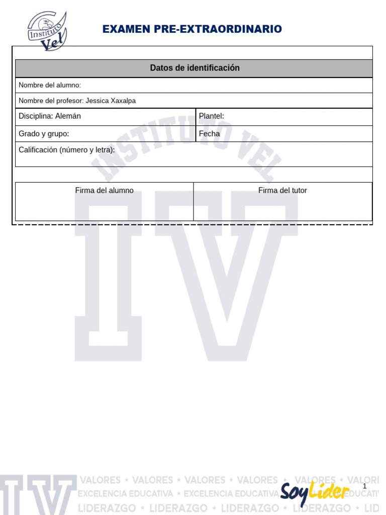 Extra - Deutsch Prüfung | PDF