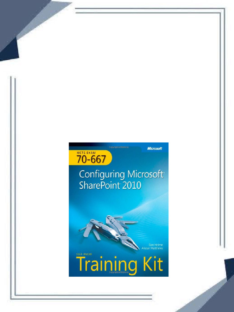 (Ebook) MCTS Self-Paced Training Kit (Exam | PDF | Share Point | Computer Science