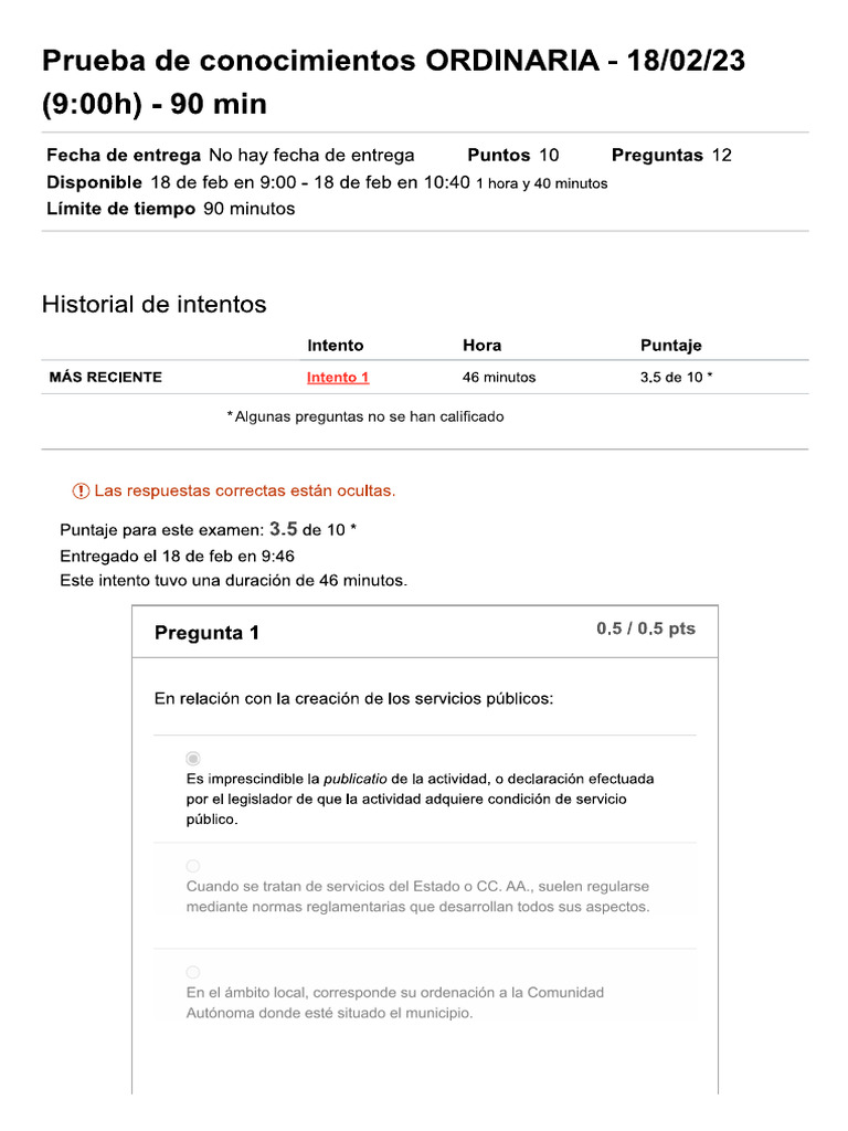 Examen Admin II | PDF