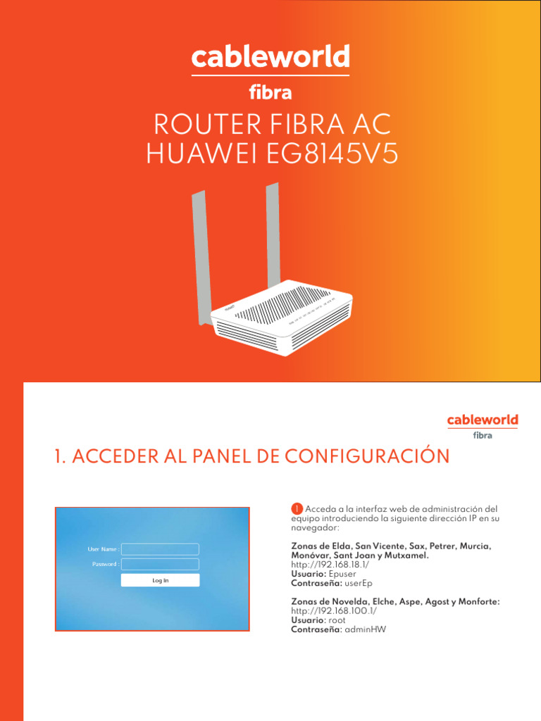 Router Huawei Eg8145v5 | PDF | Protocolos de capa de red | Arquitectura ...