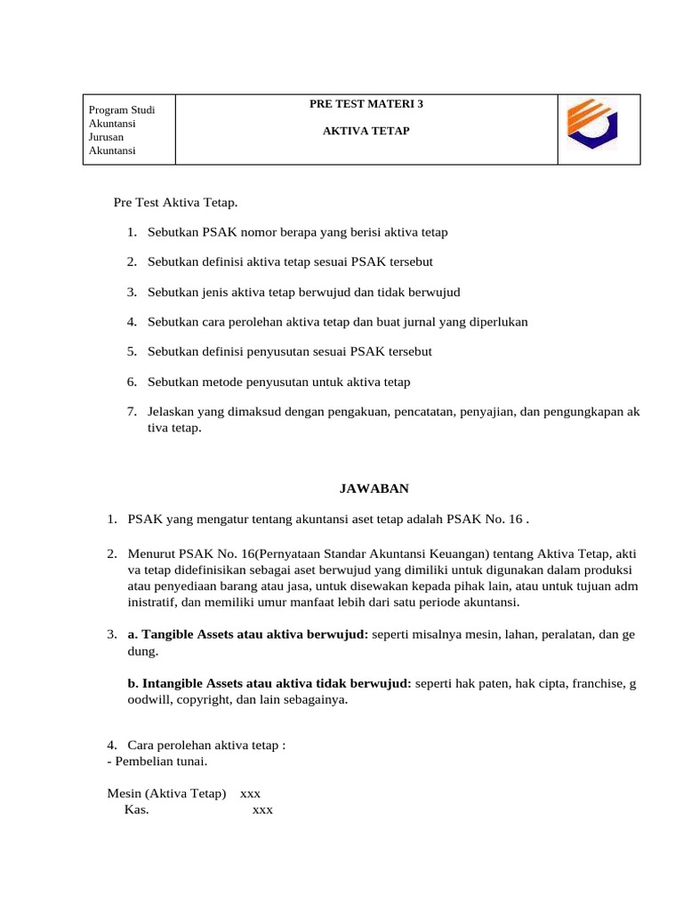 3 - Post Test Modul 3 | PDF