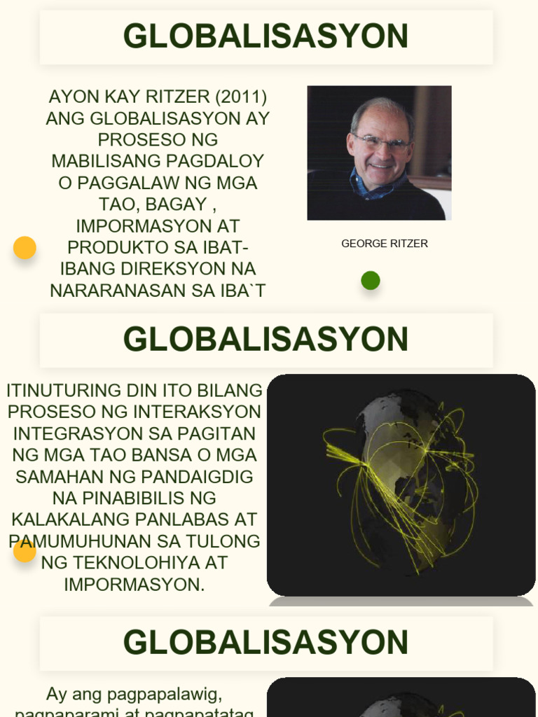 Globalisasyon 1 For My Stud | PDF