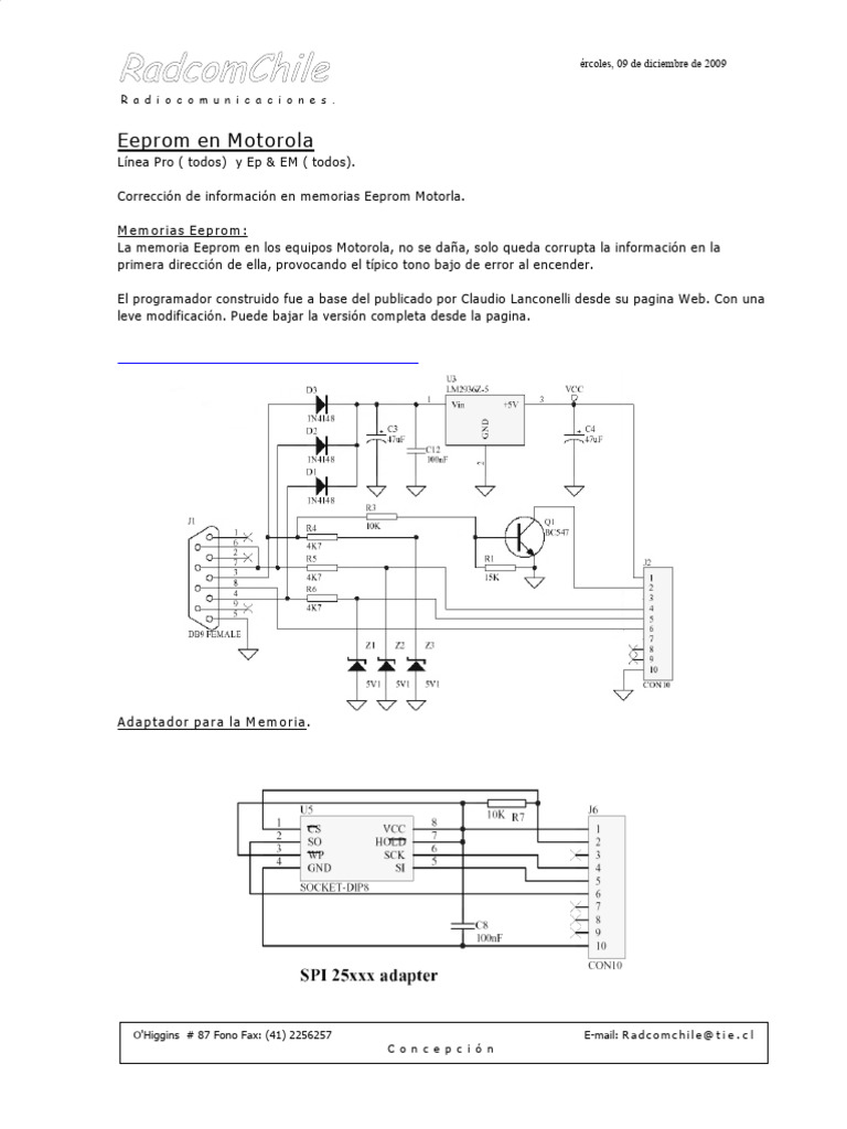 Motorola Eeprom | PDF | Hardware de la computadora | Ciencias de la Computación
