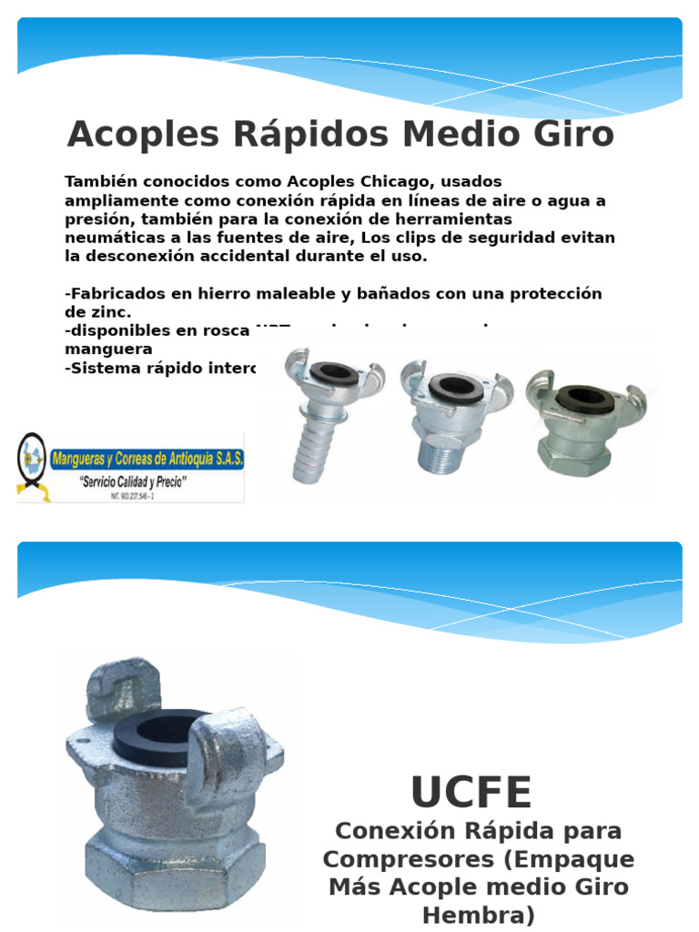 Acoples Medio Giro Chicago | PDF