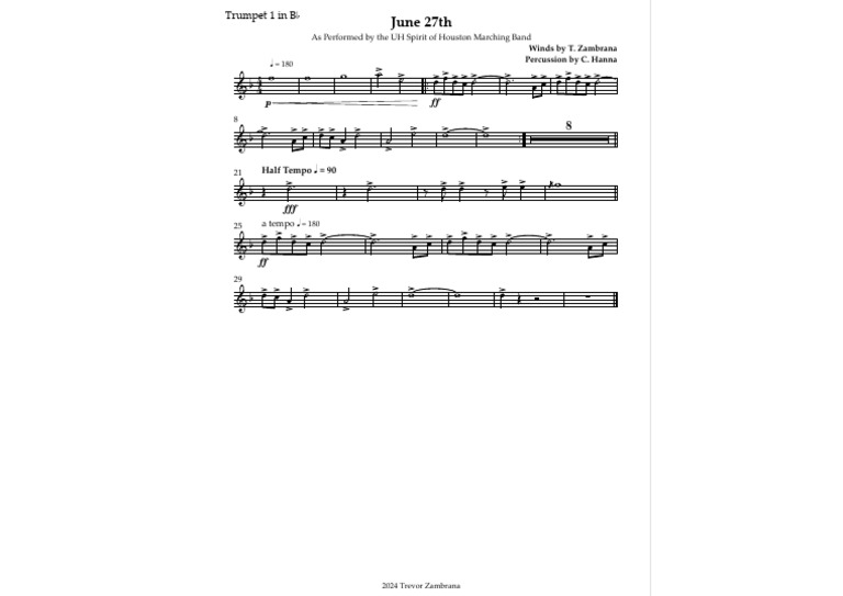 Trumpet 1 | PDF
