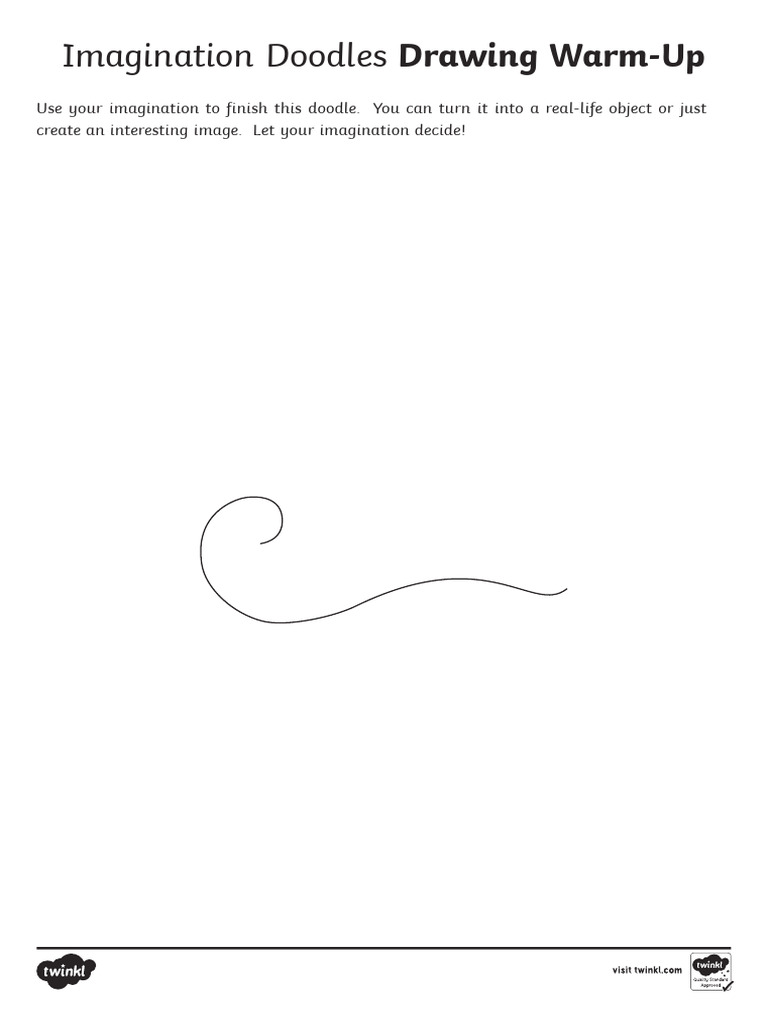 Cfe2 A 36 Imagination Doodles Drawing Warmup Activity | PDF