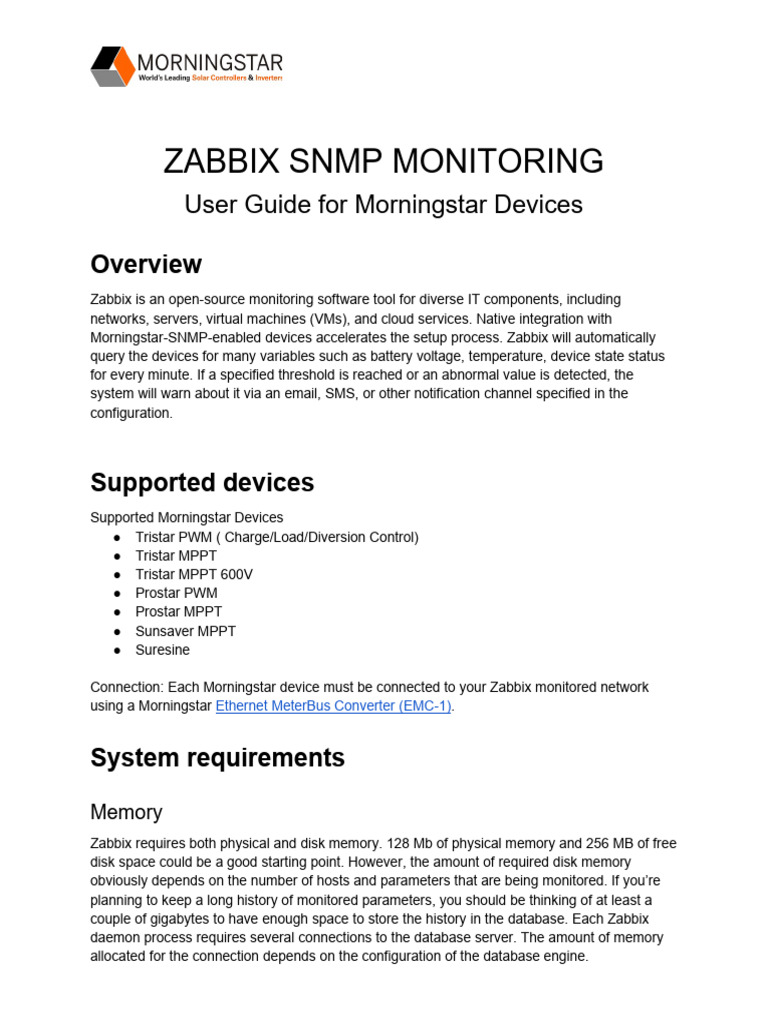 Zabbix-SNMP-User-Guide | PDF | Databases | Directory (Computing)