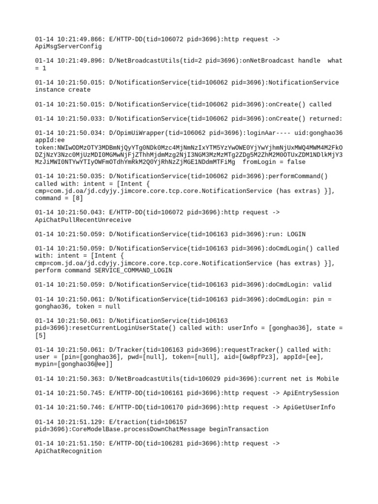 API Request Log Analysis | PDF | Application Layer Protocols | Information Technology