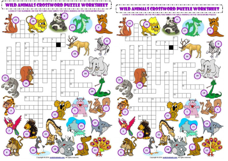 Animals Wordsearch | PDF