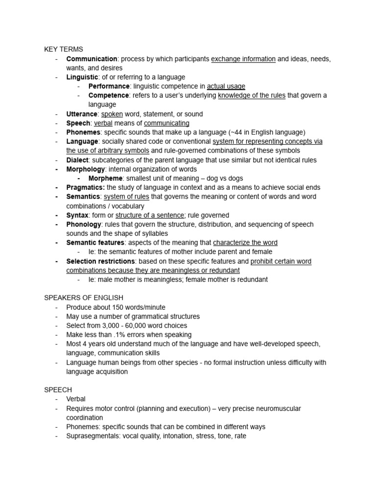 CH 1 | PDF | Word | Semantics