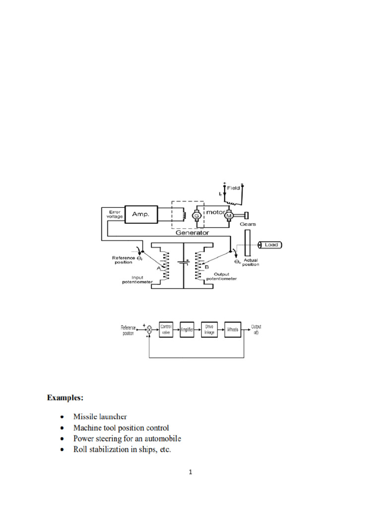 Position Control System Corrected | PDF | Servomechanism | Eigenvalues And Eigenvectors