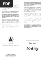 Just for Today: Daily Happiness Guide | PDF