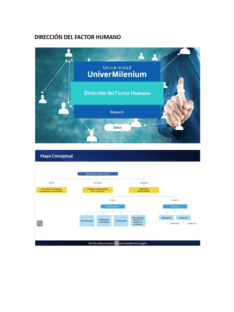 PDF Dirección Del Factor Humano Bloque Ii | PDF