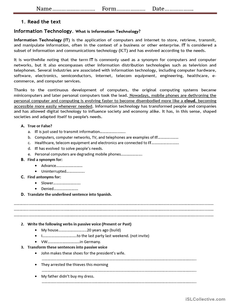 Information Technology | PDF | Information Technology | Information