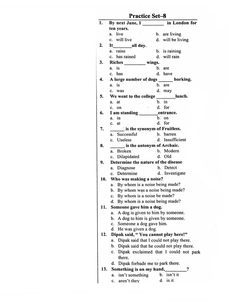 Science Set 8 | PDF | Carbon Dioxide | Oxygen