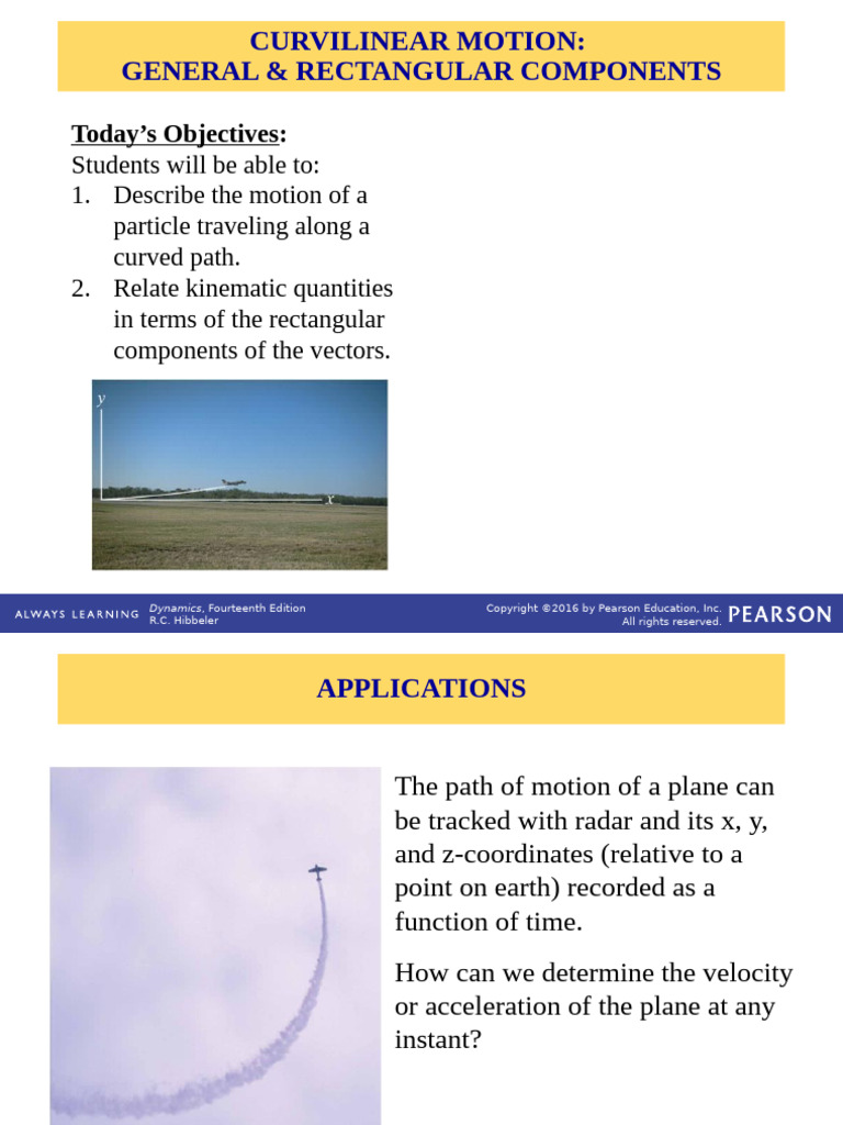 Chapter 12.2 - General Rectangular Components | PDF | Acceleration ...