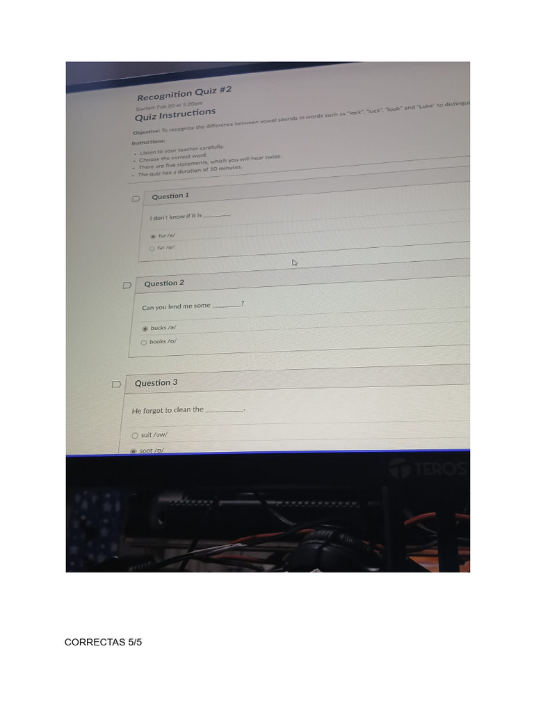 RECOGNITION QUIZ 2 AVANZADO 1 Icpna | PDF