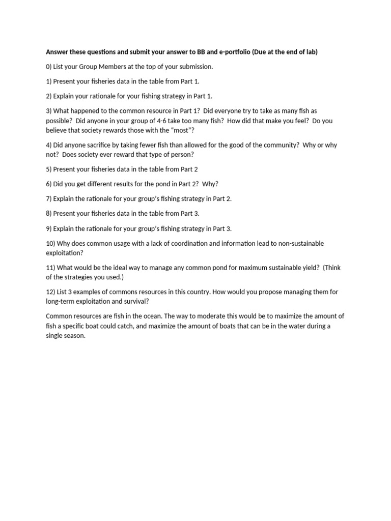 Lab 1 Questions | PDF