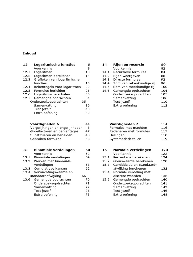 09_inhoudsopgave_Moderne_Wiskunde_12_TF_vwo_A_deel_3 | PDF