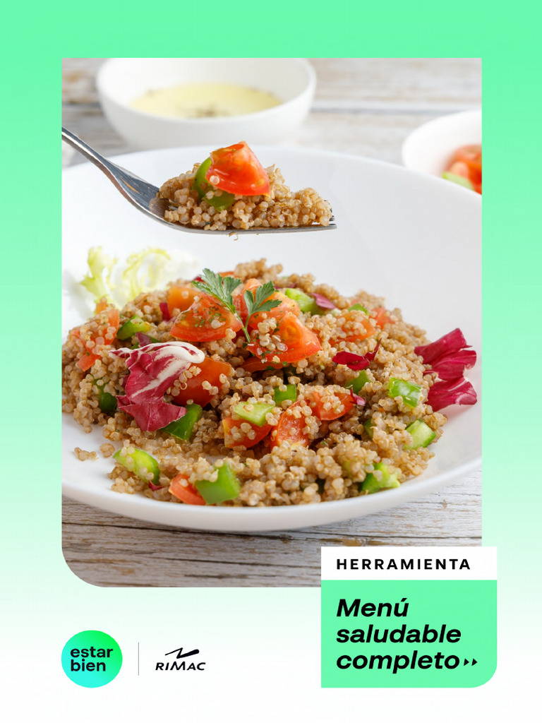 Menú Saludable Completo | PDF