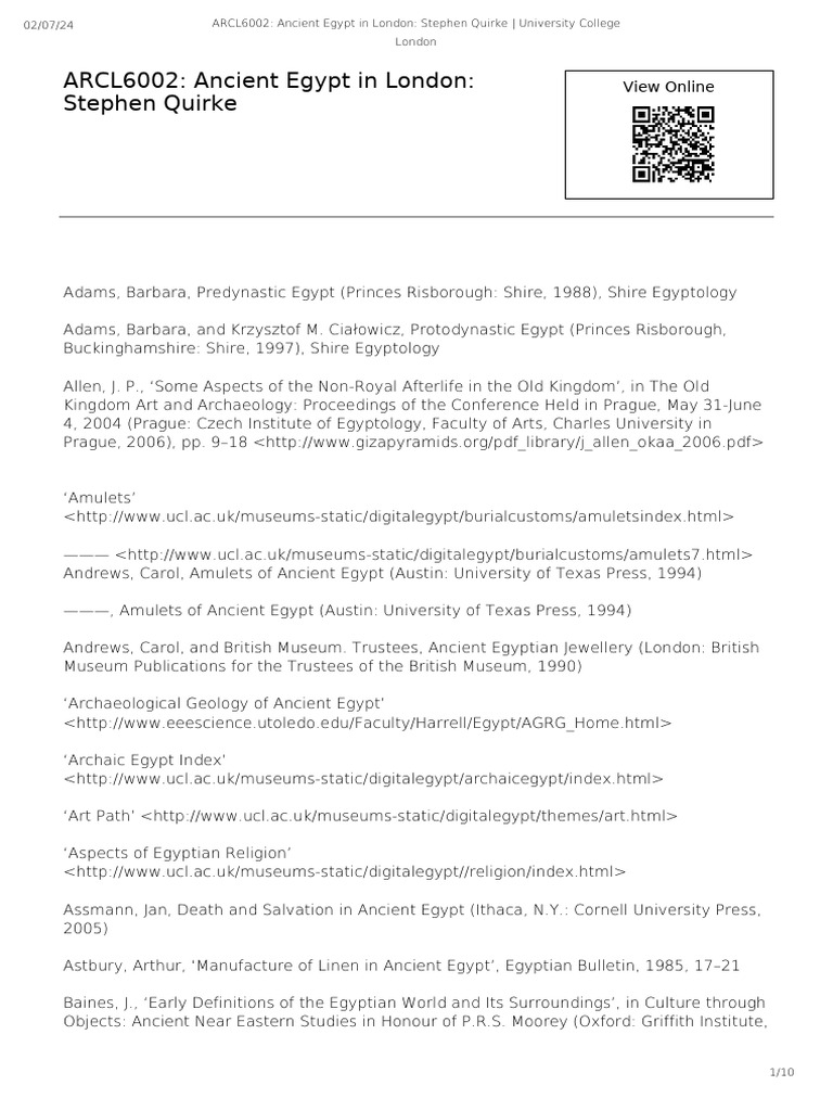 Ancient Egypt Studies at UCL | PDF | Ancient Egypt | Egyptology