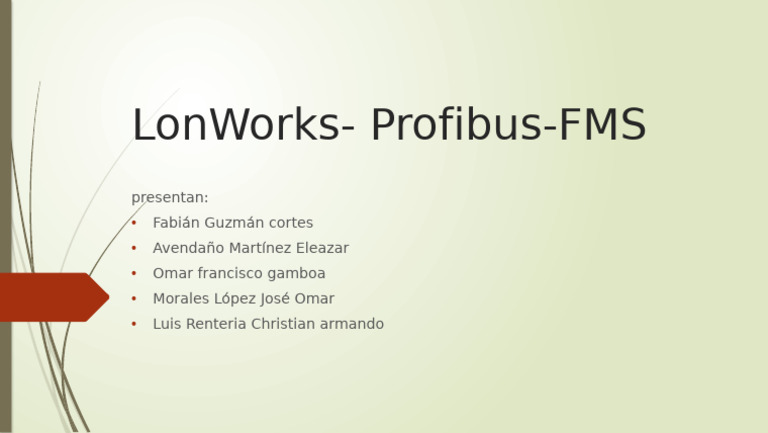 Profibus-FMS y LonWorks | PDF