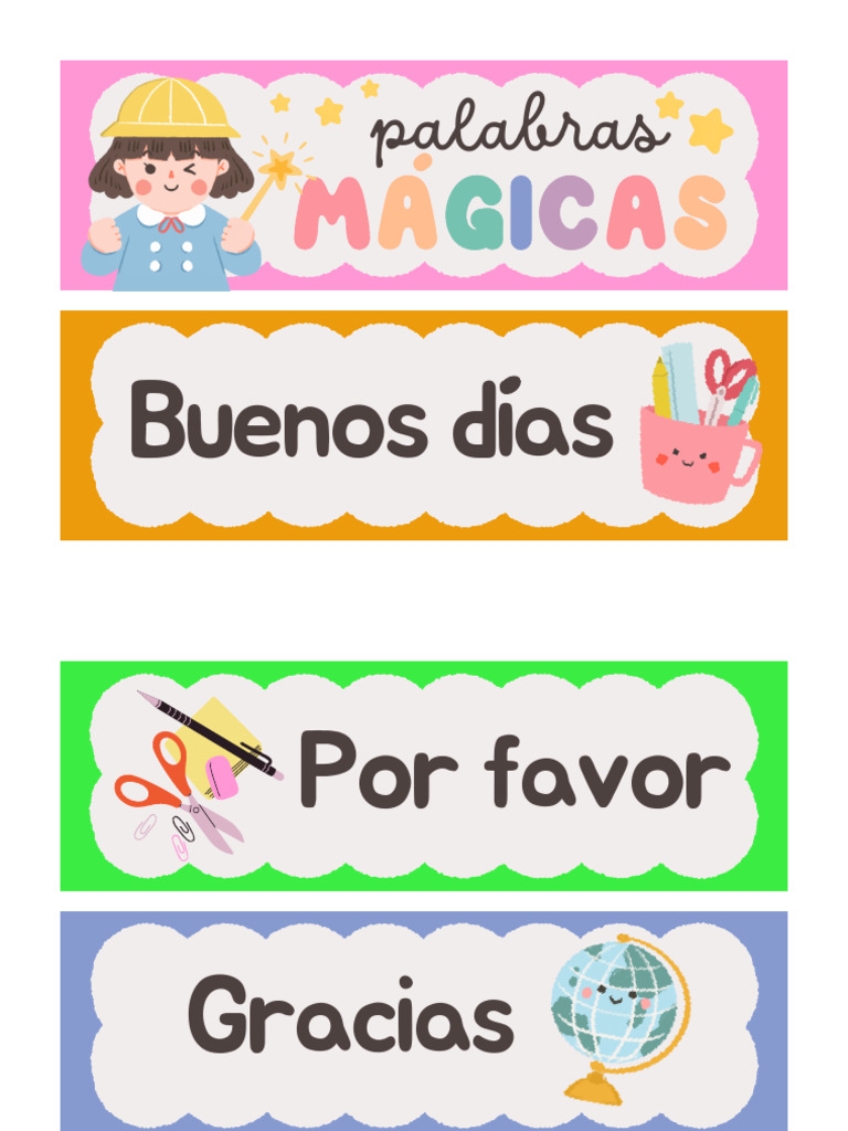 Palabras Mágicas | PDF