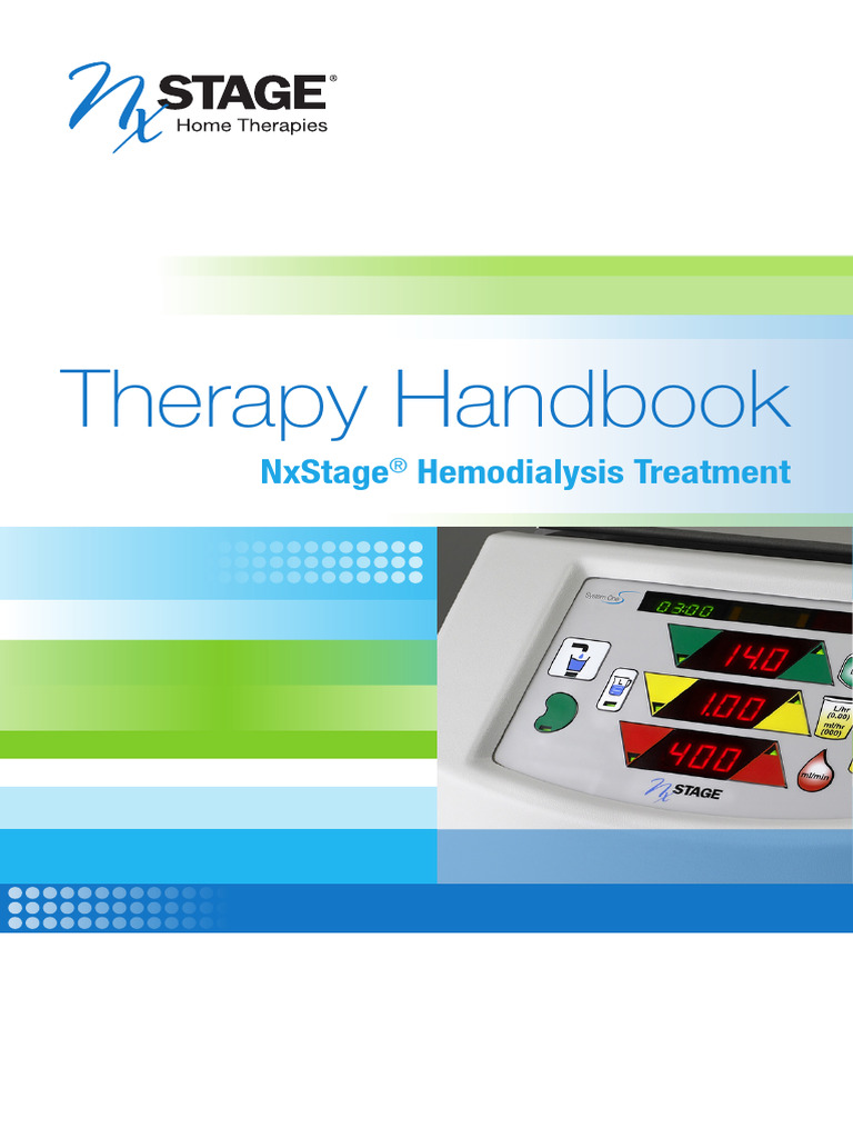 NxStage Therapy Handbook APM907 | PDF | Hemodialysis | Medical Specialties