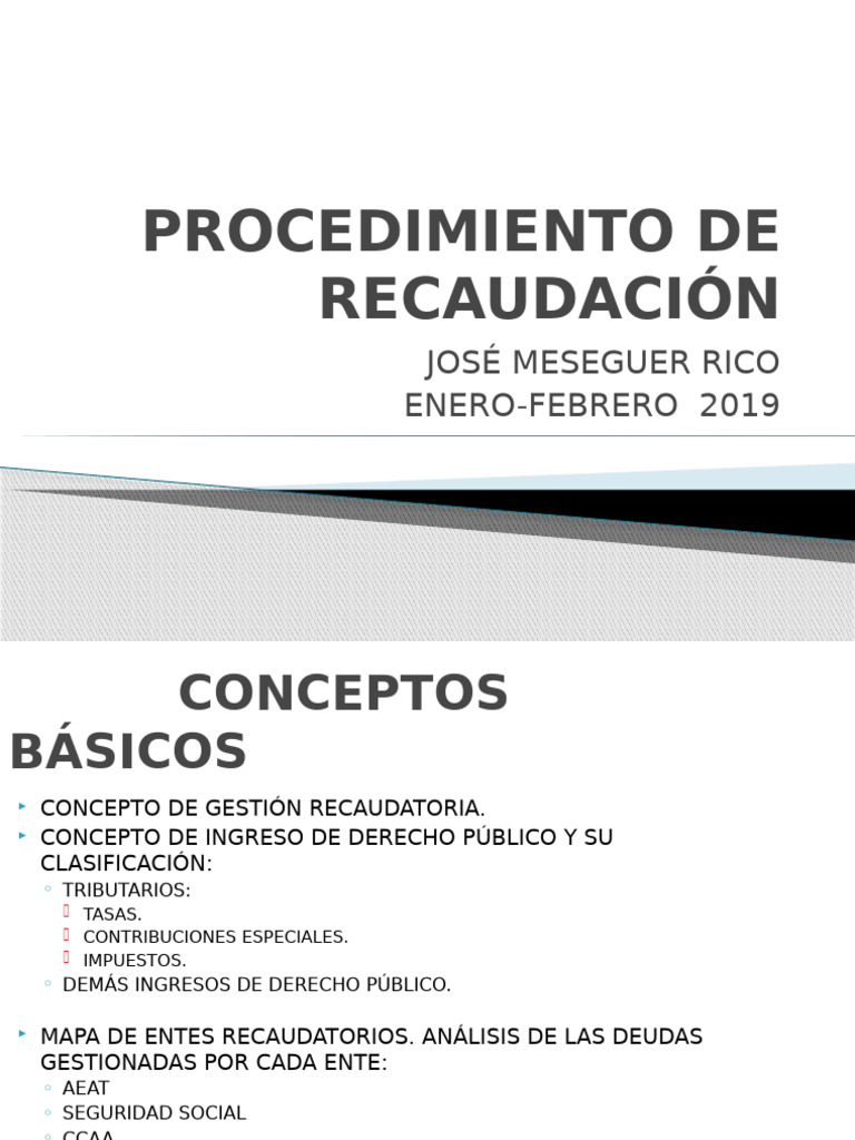 Procedimiento de Recaudación Tributaria | PDF | Justicia | Crimen y violencia