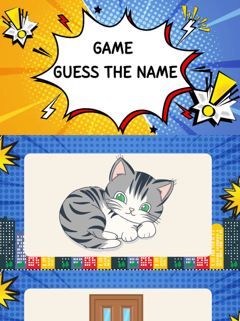GAME (Name The Things) | PDF