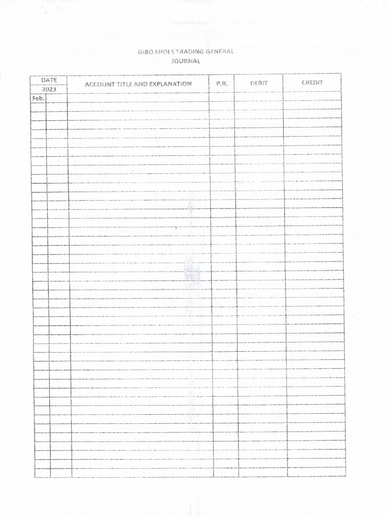 General Journal | PDF