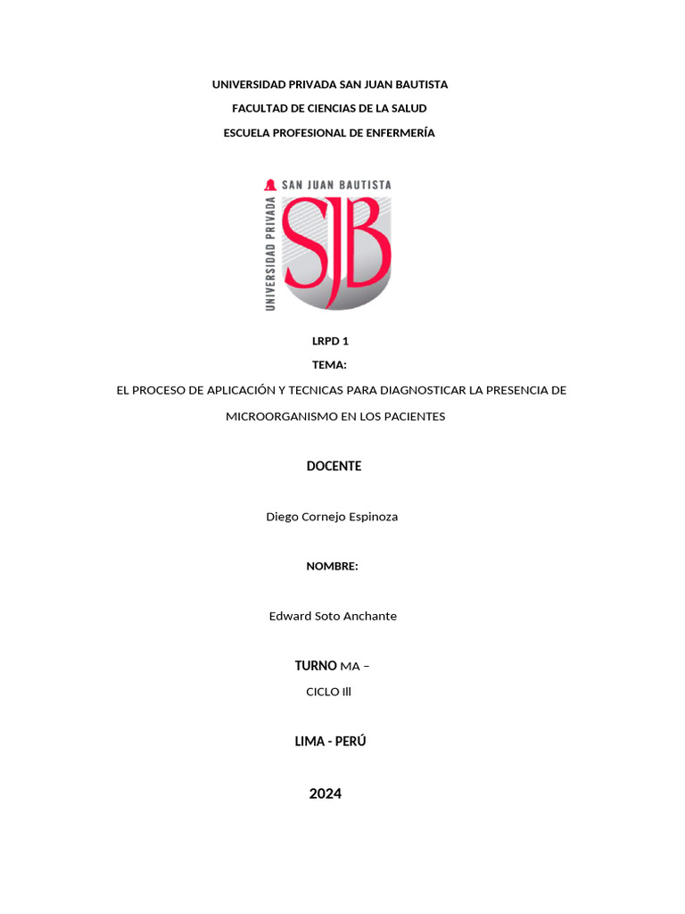 LRPD 1 | PDF | Infección | Neumonía