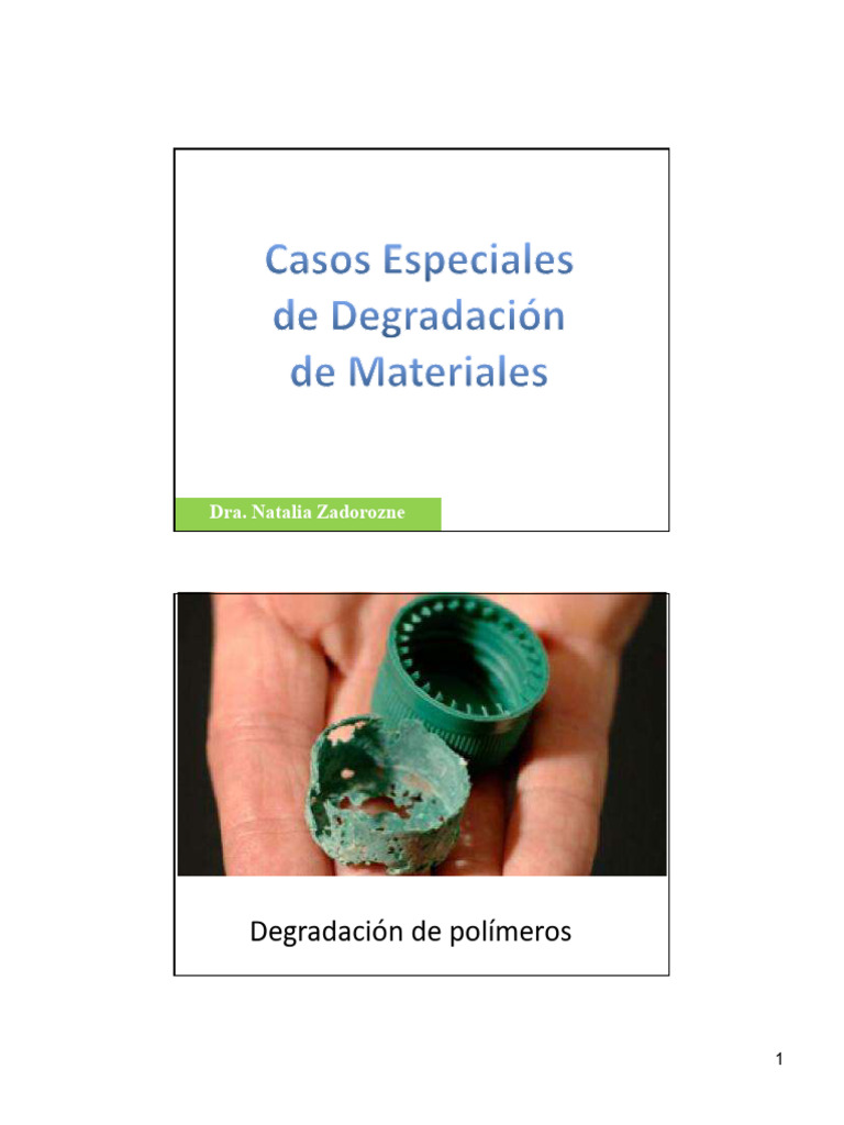3 Degradación de Materiales. Casos Especiales | PDF | Hormigón | El ...