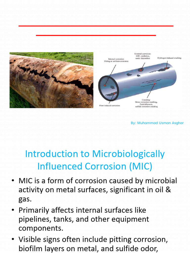 Microbiologically Influenced Corrosion | PDF | Corrosion | Materials