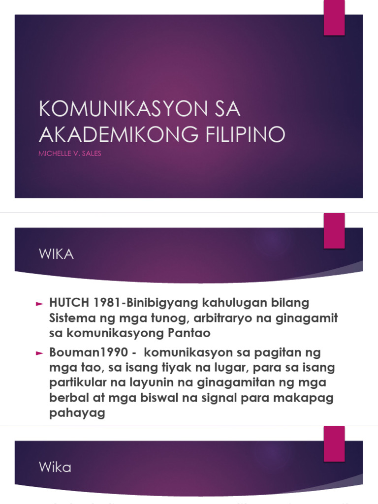 KOMUNIKASYON-SA-AKADEMIKONG-FILIPINOpre-lim-Autosaved | PDF