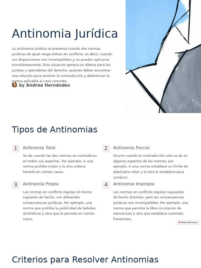 Resolución de Antinomias Jurídicas | PDF | Derecho penal | Justicia