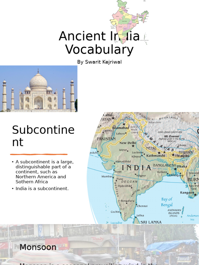 Ancient India Vocabulary | PDF | Nirvana | Reincarnation