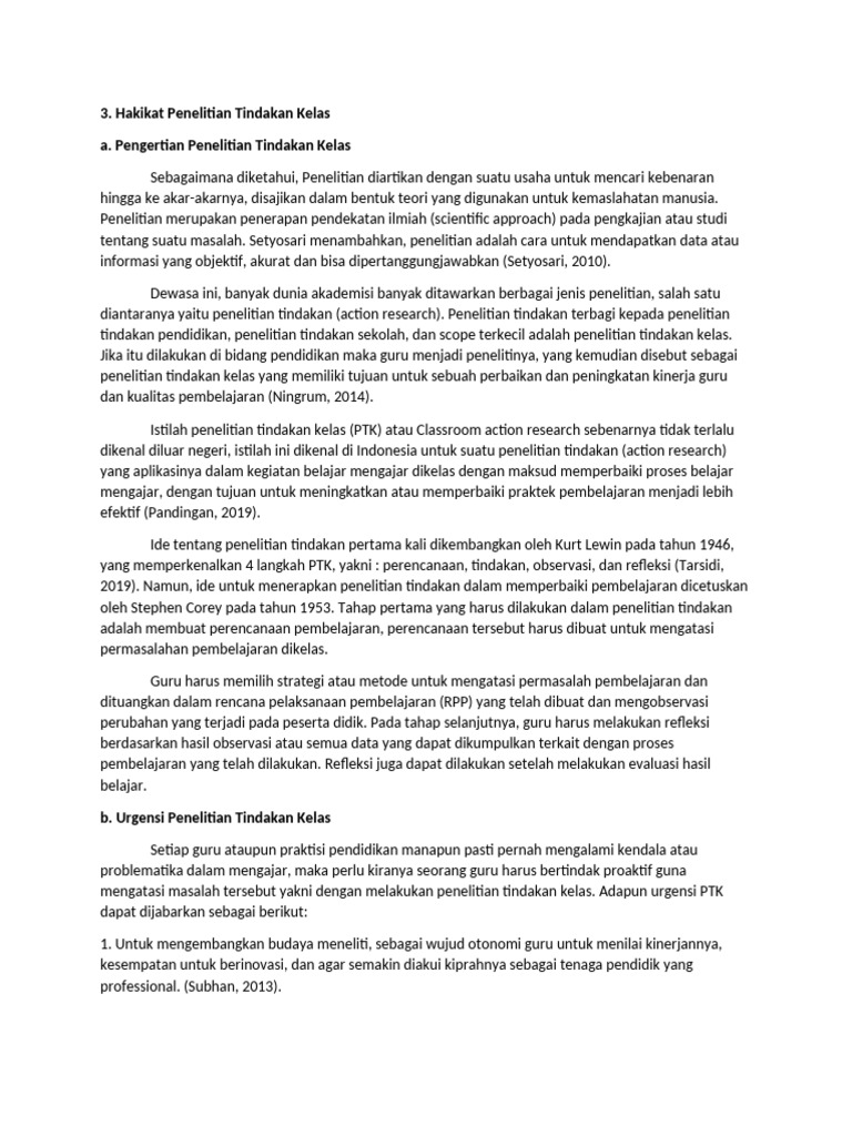 Model PTK Menurut Para Ahli | PDF