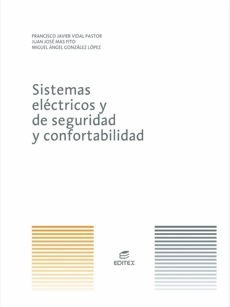 EDITEX Sistemas Electricos y de Seguridad y Confortabilidad | PDF