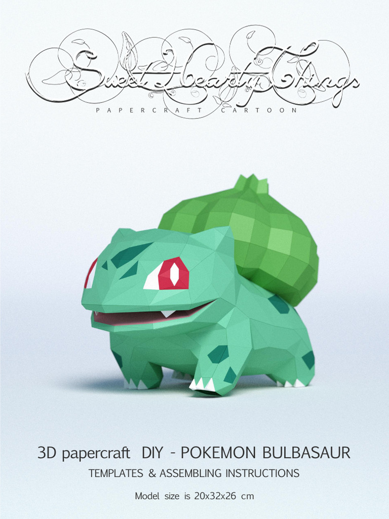 Bulbasaur | PDF | Stationery | Printing
