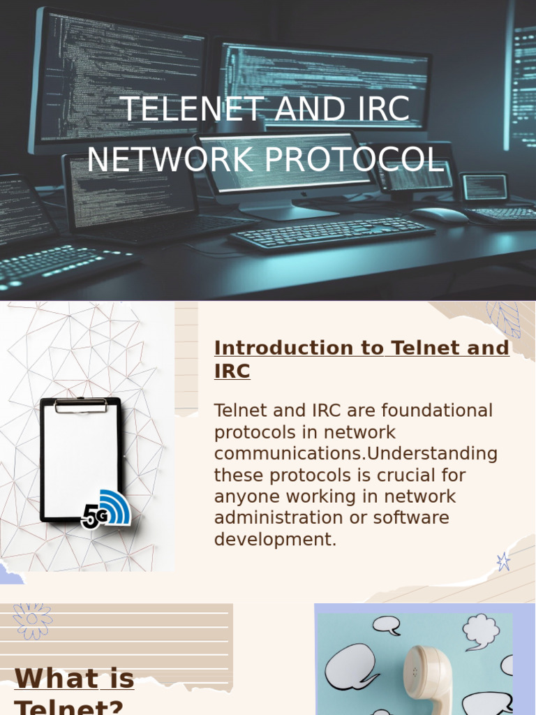 Telnet and Irc | PDF