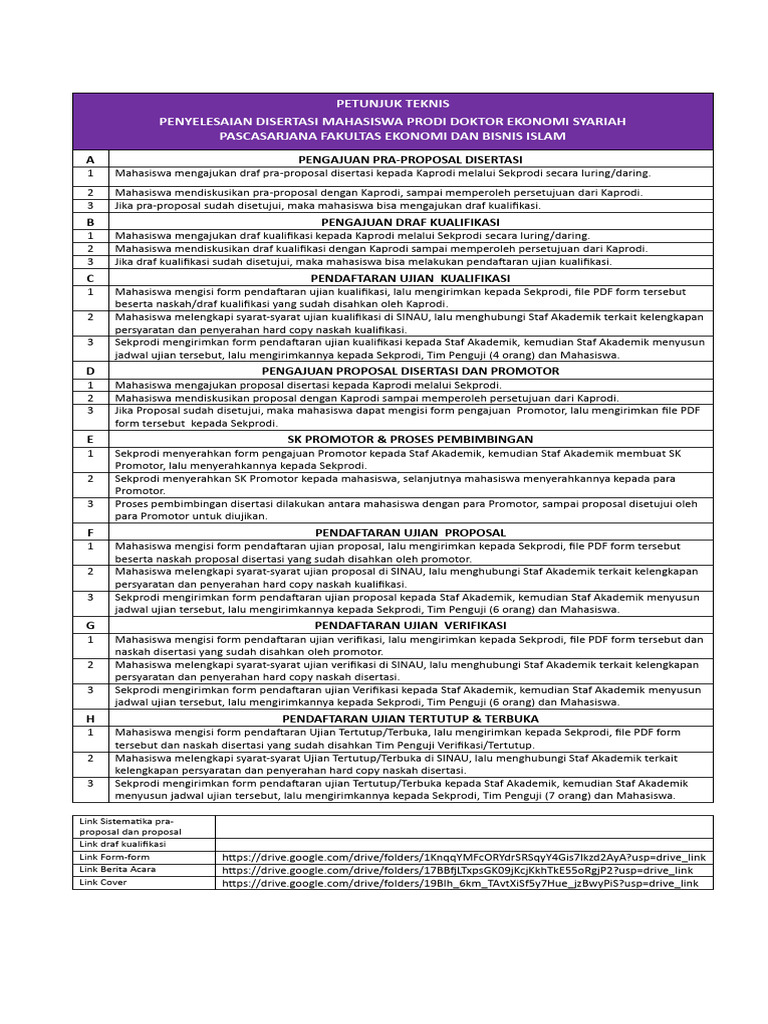 Desy-Juknis Penyelesaian Disertasi | PDF