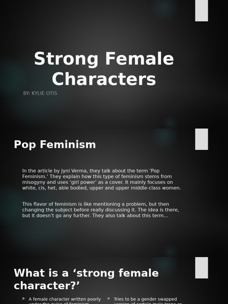 Critique of Strong Female Characters | PDF