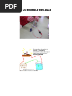Experimento Del Bombillo Con Agua | PDF | Electrólito | Sal (química)