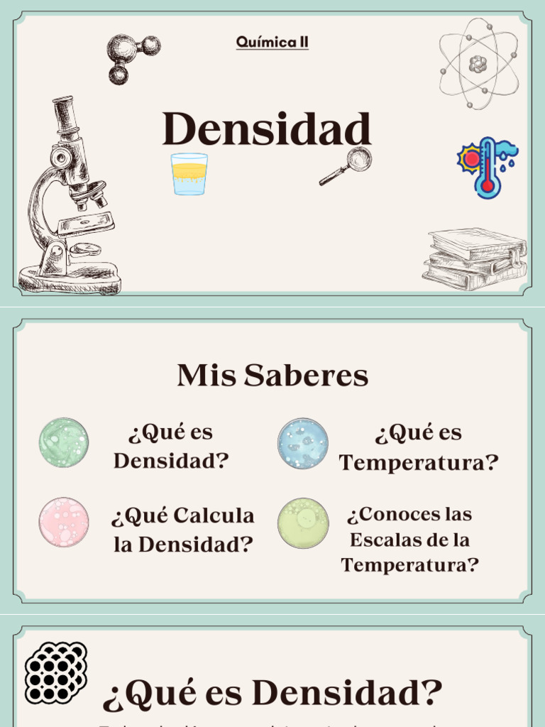 Definición y Cálculo de Densidad | PDF
