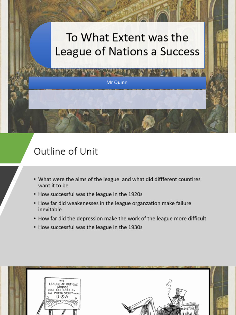 League of Nations: Success and Failures | PDF | League Of Nations ...