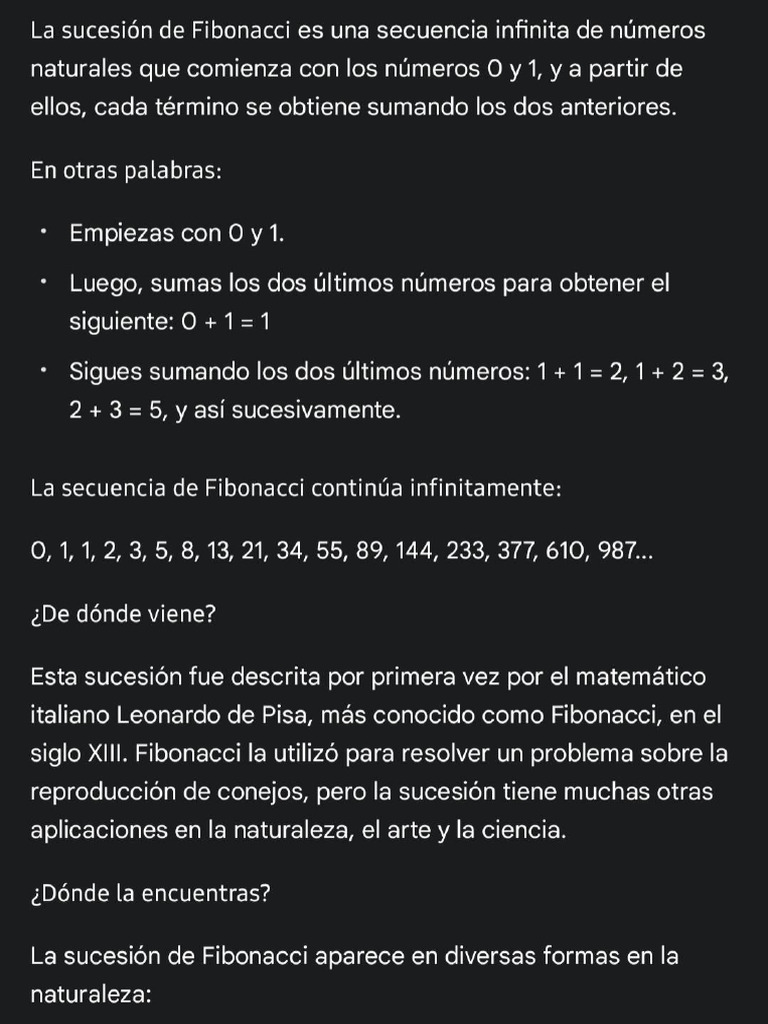 Fibonacci | PDF