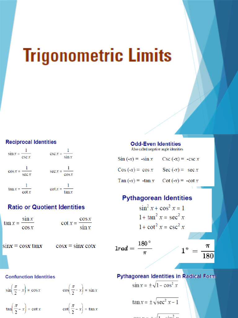 Trig Limits | PDF