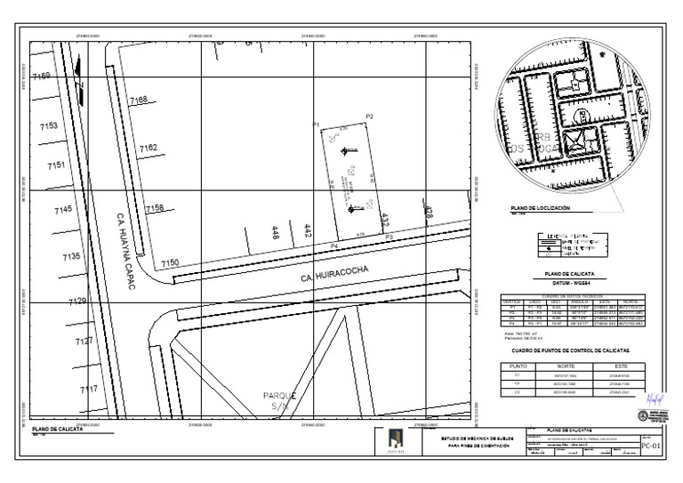 01.Plano Calicata-CALICATAS2 | PDF